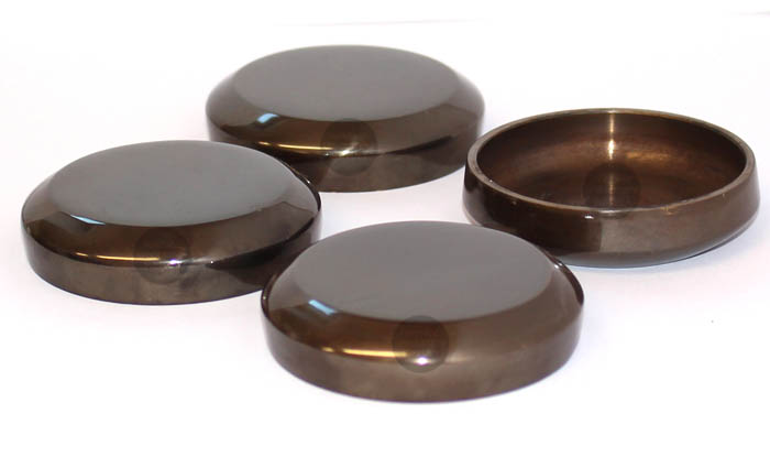 Castor Cups | Coasters in Brass, Antique and Chrome – Heritage Components