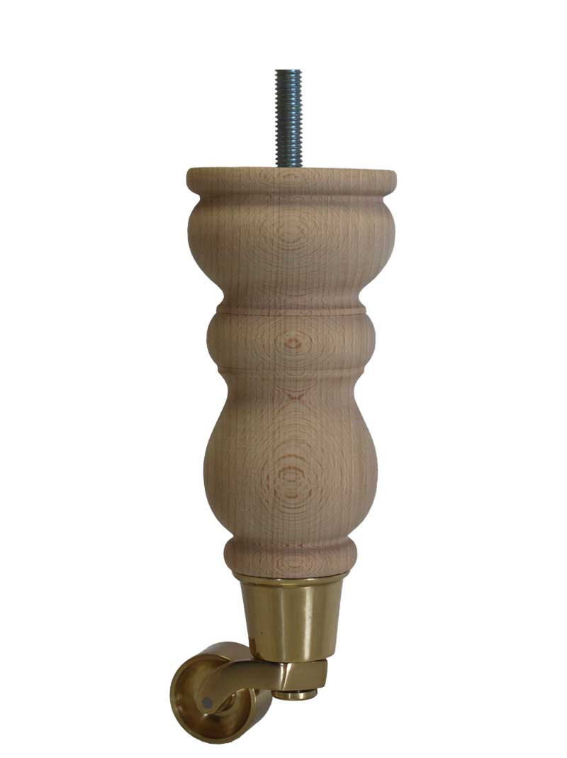 Delius Furniture Legs With Castors – Heritage Components