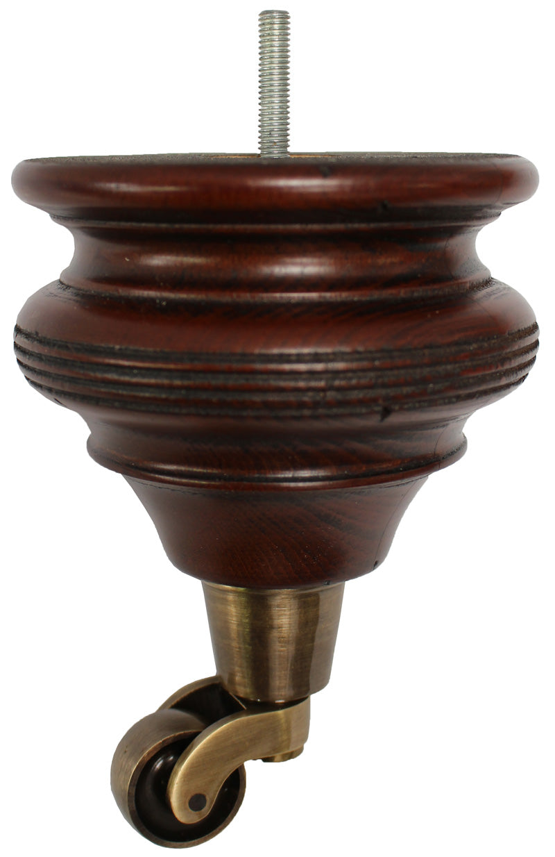 Ada Classic Wooden Furniture Legs with Large Castors – Heritage Components