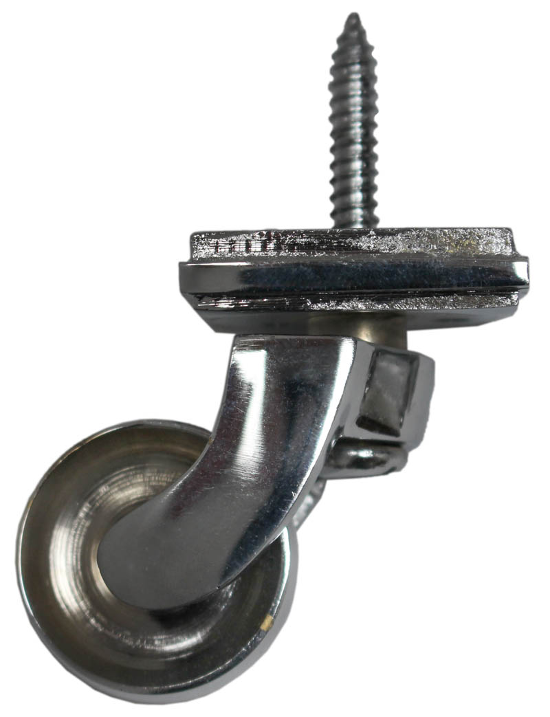 Chrome Screw Castor with Embellisher | Furniture Castors – Heritage ...