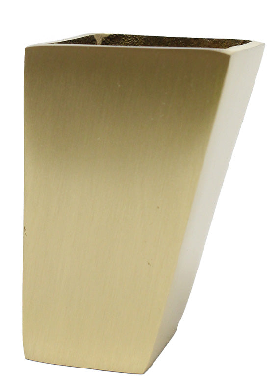 Savoy Angled Brass Leg Cup Satin Finish – Heritage Components